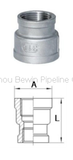 Female Thread Fitting Coupling Reducer Socket Banded - Buy Reducer ...
